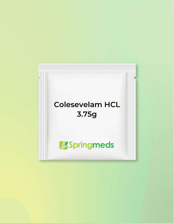 Colesevelam HCL 3.75 gm Powder, 30 Count Packets - Spring Meds
